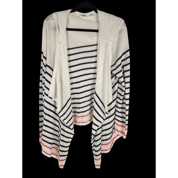 Cato | Sweaters | Cato Womens Spring Summer Waterfall Nautical Sweater ...